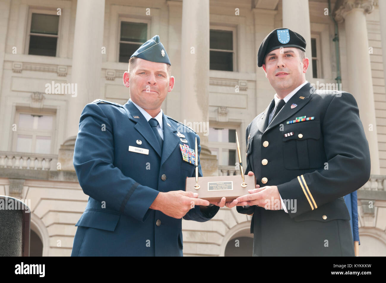 US military ceremony Stock Photo - Alamy