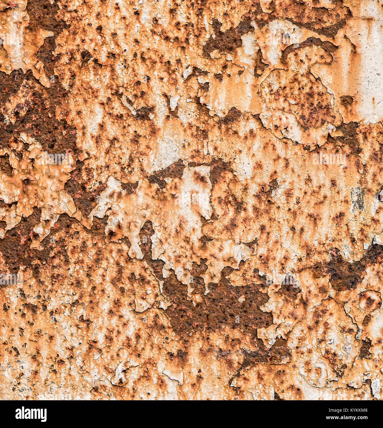 Abstract Background Texture Of Peeling Orange Rust Stock Photo - Alamy