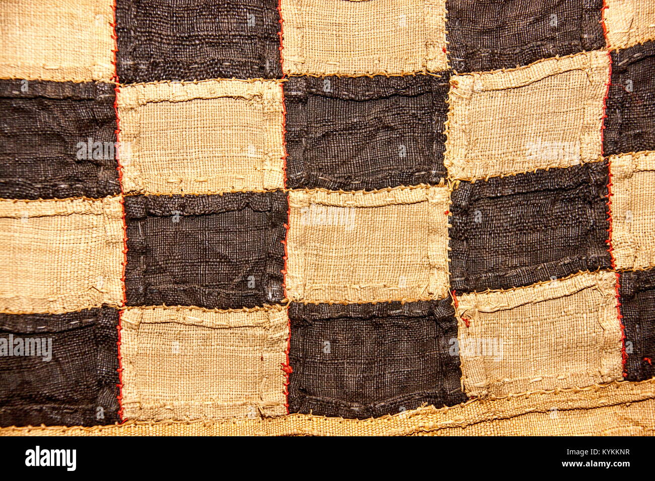 Traditional African burlap textile pattern Stock Photo - Alamy