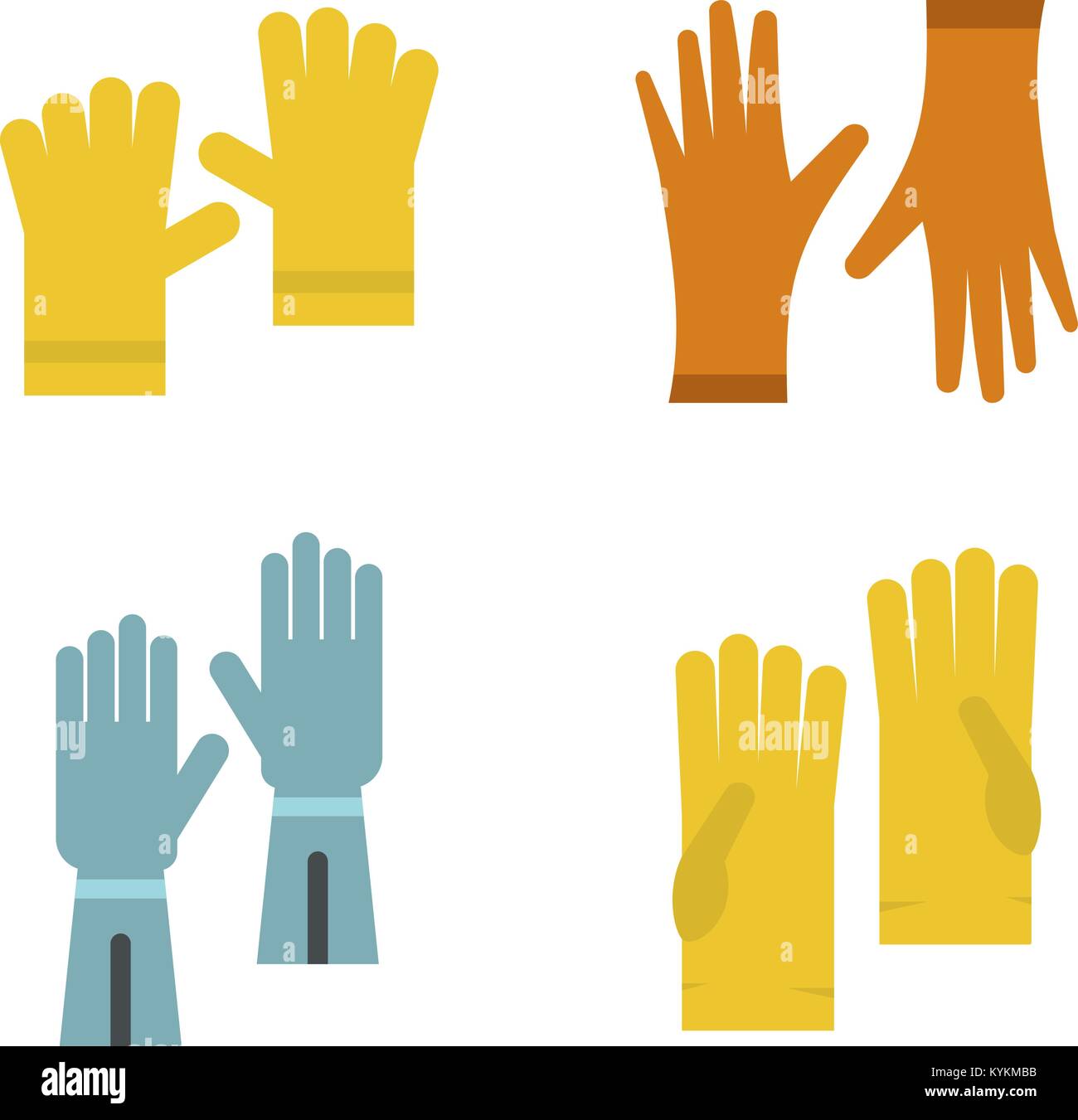 Work_gloves Stock Vector Images - Alamy