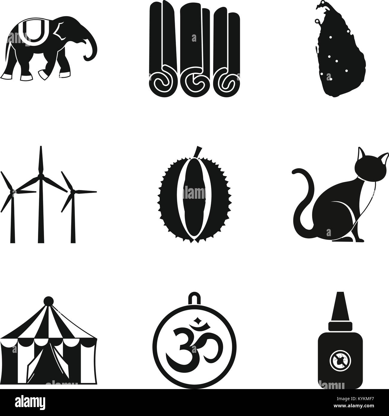Inside the circus elephant Stock Vector Images - Alamy