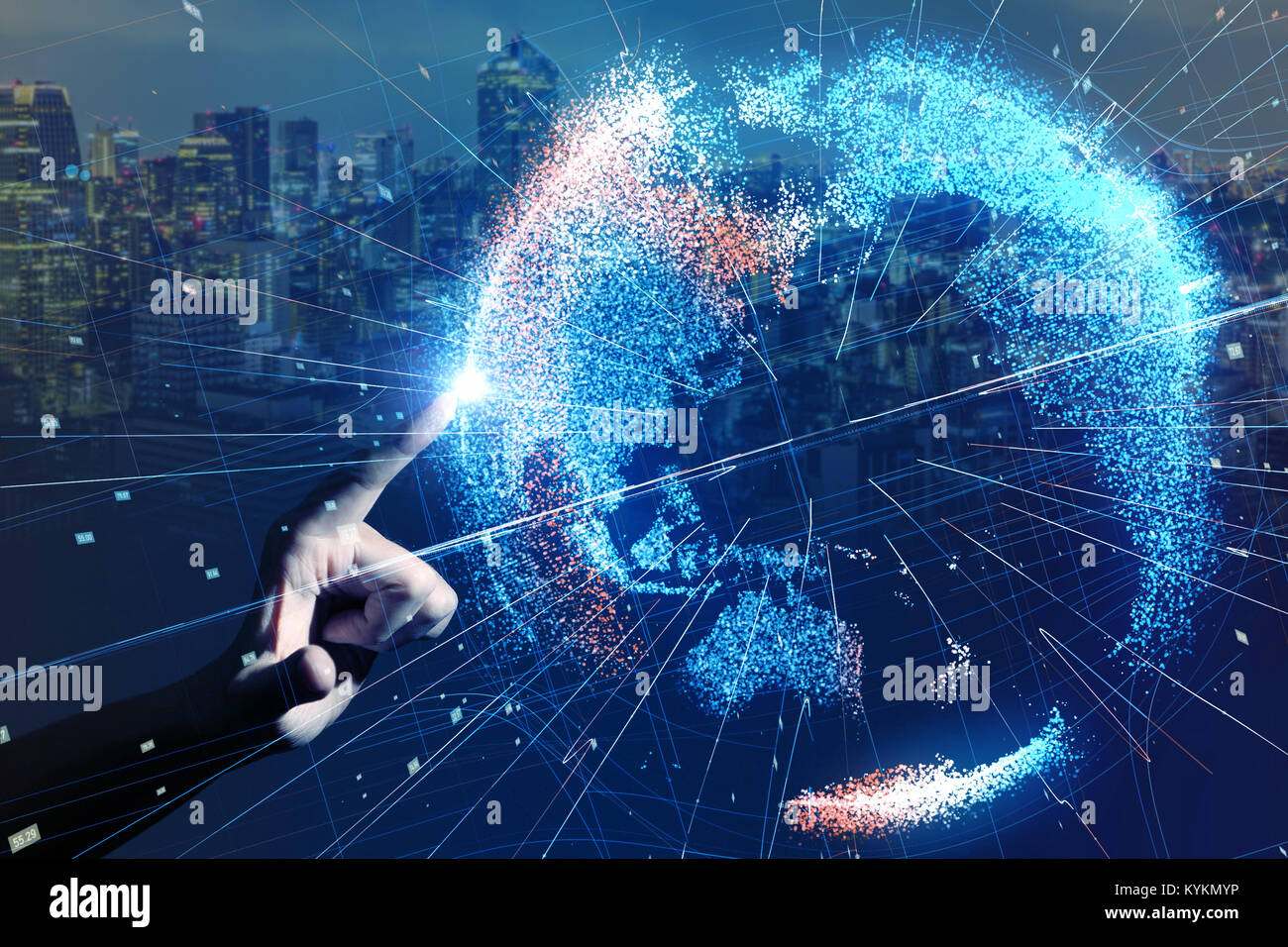 Internet concept global system hi-res stock photography and images - Alamy