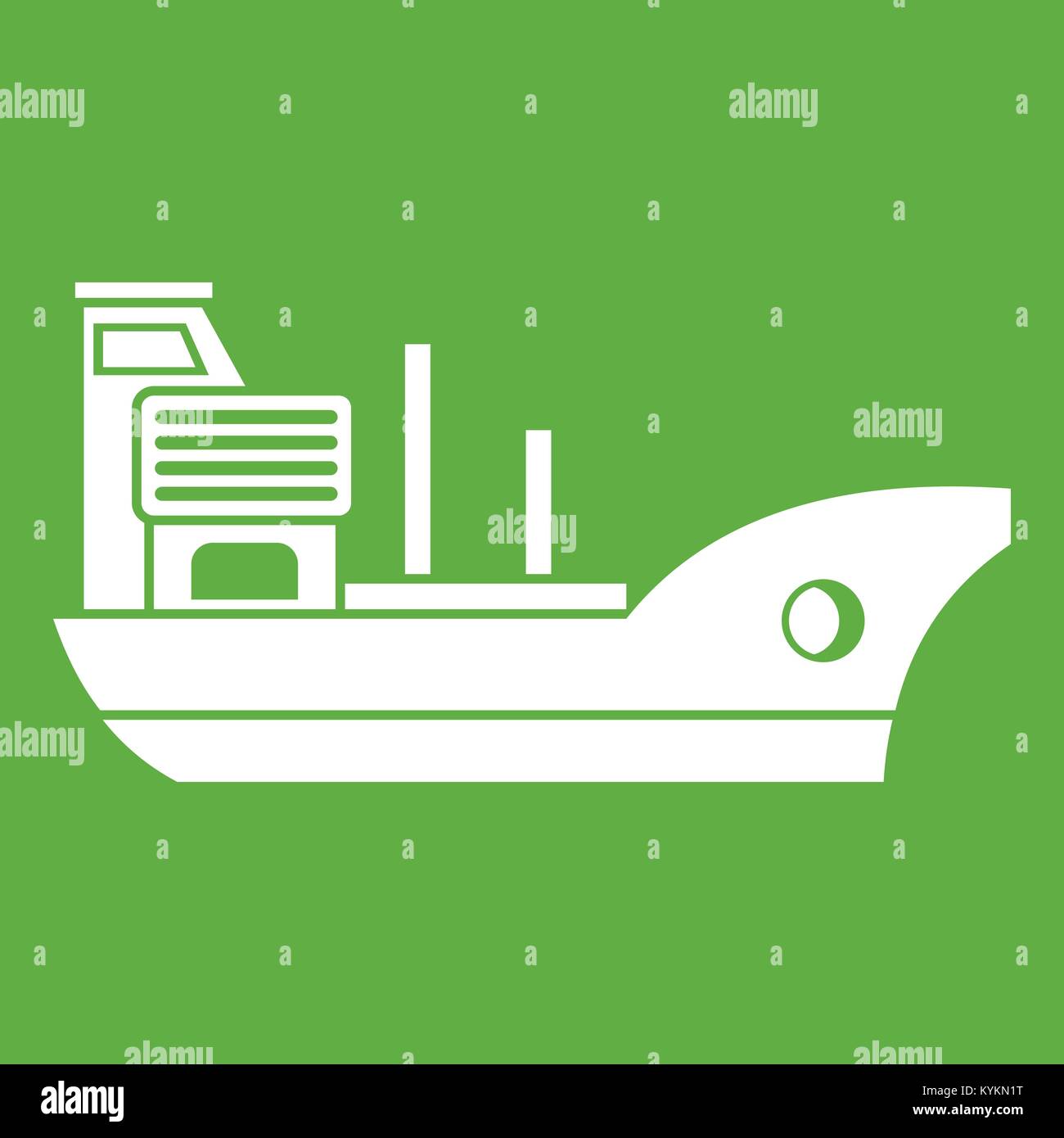 Marine ship icon green Stock Vector Image & Art - Alamy