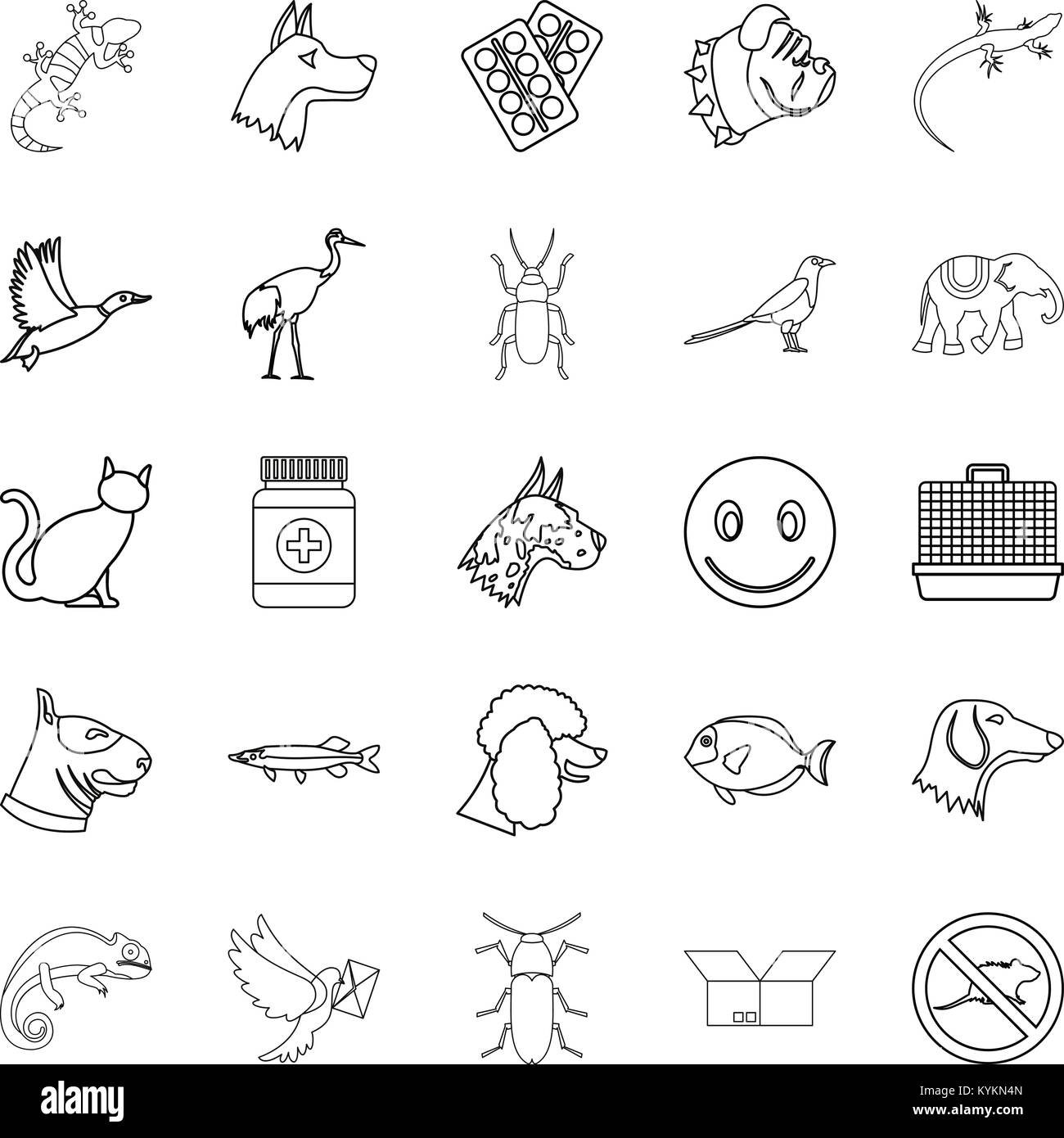 Pet icons set, outline style Stock Vector Image & Art - Alamy Pet icons set, outline style Stock Vector Image & Art - Alamy