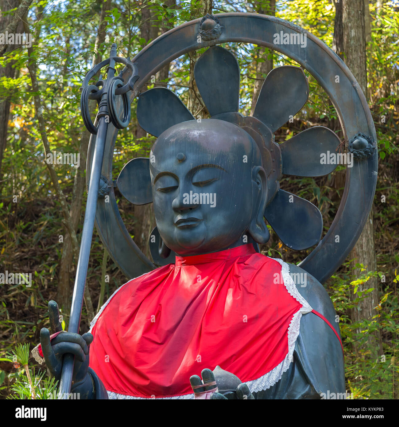 Otake Jizo Statue in front of Nyonindo Temple in Koyasan, Wakayama ...