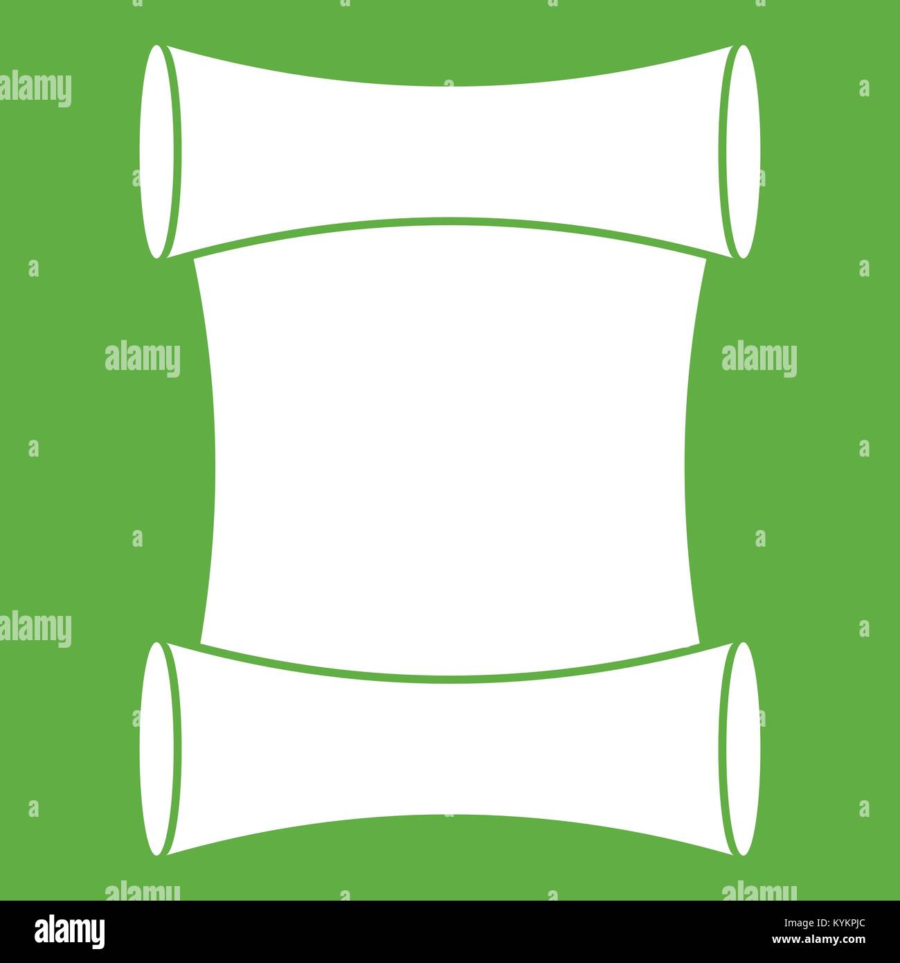 Scroll icon green Stock Vector Image & Art - Alamy