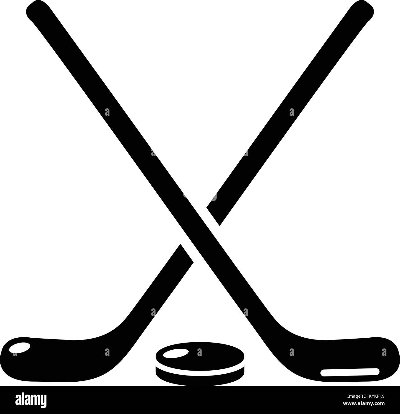 Hockey stick icon, simple black style Stock Vector Image & Art - Alamy
