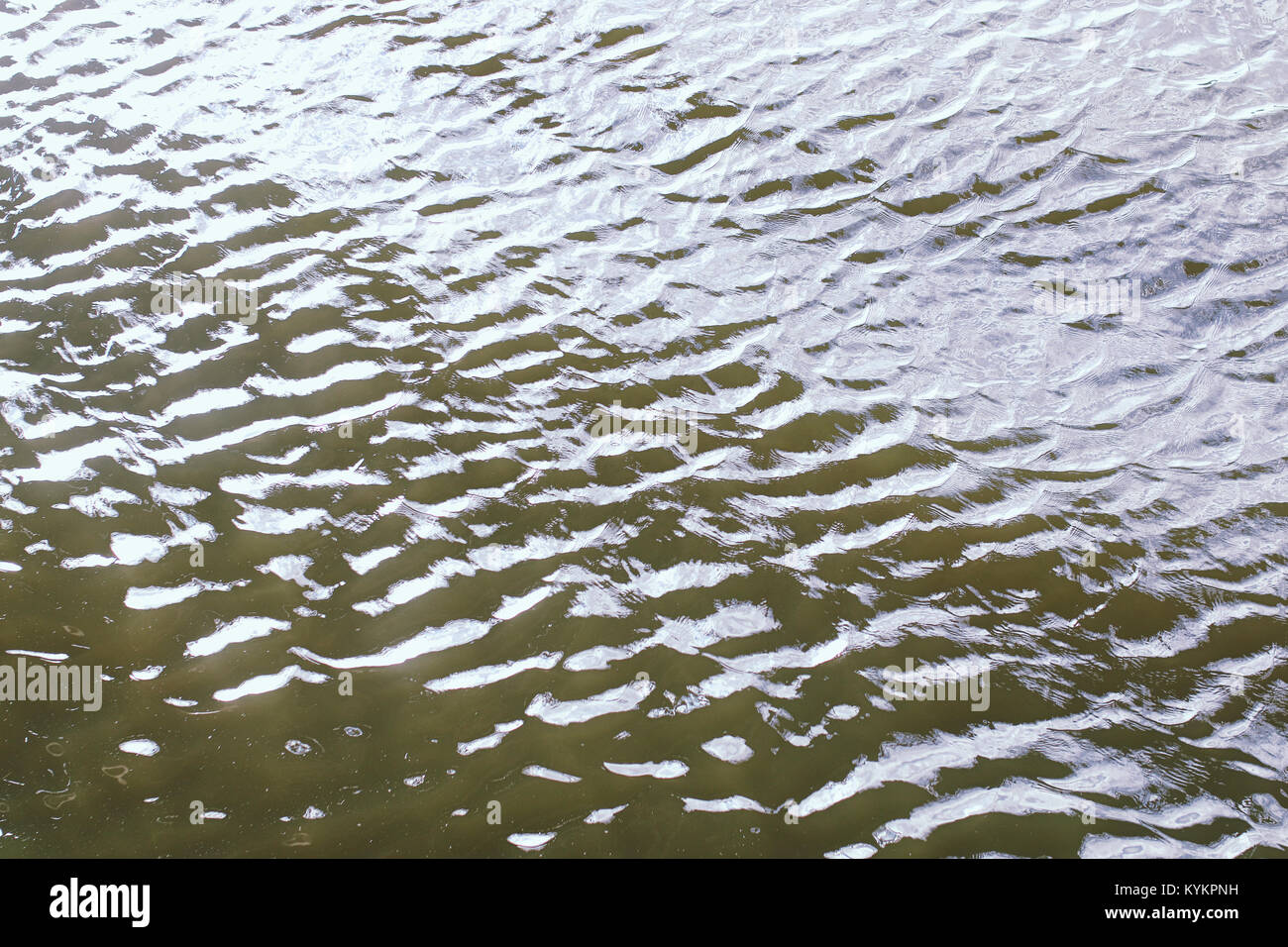 Landscape lake. Texture of water. The lake is at dawn. The mouth Stock ...