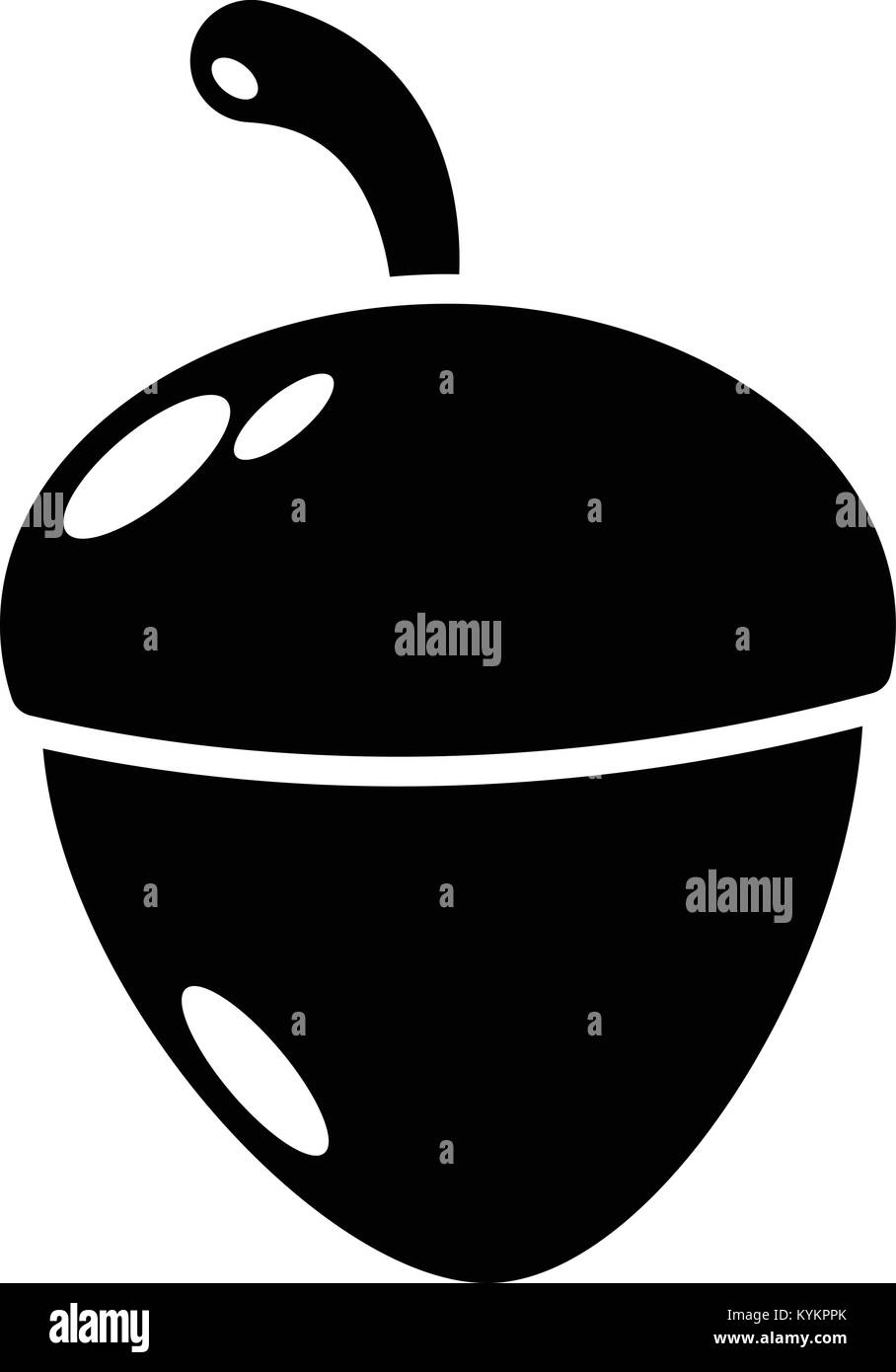 Acorn icon, simple black style Stock Vector Image & Art - Alamy
