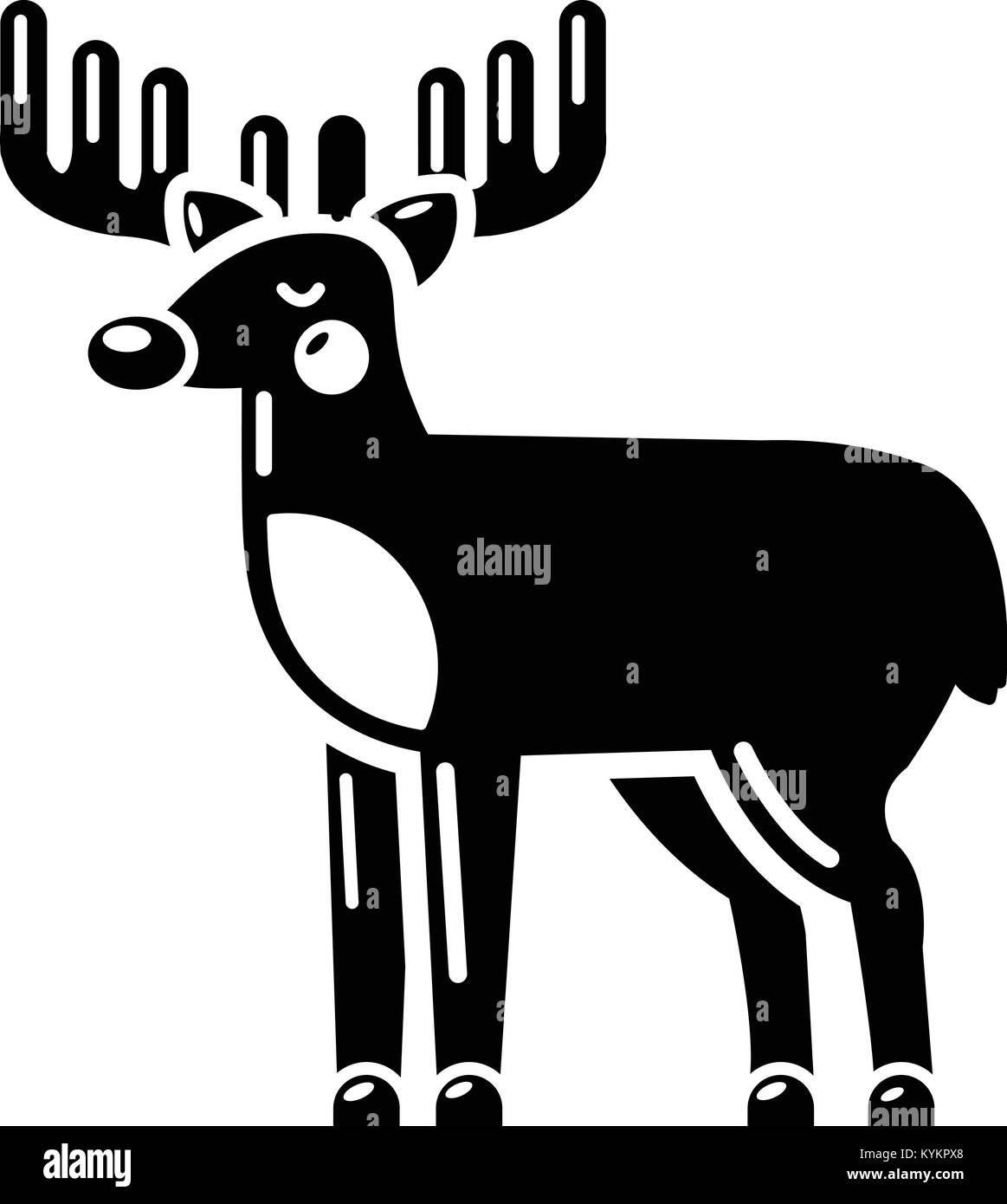 Black antelope male Black and White Stock Photos & Images - Alamy