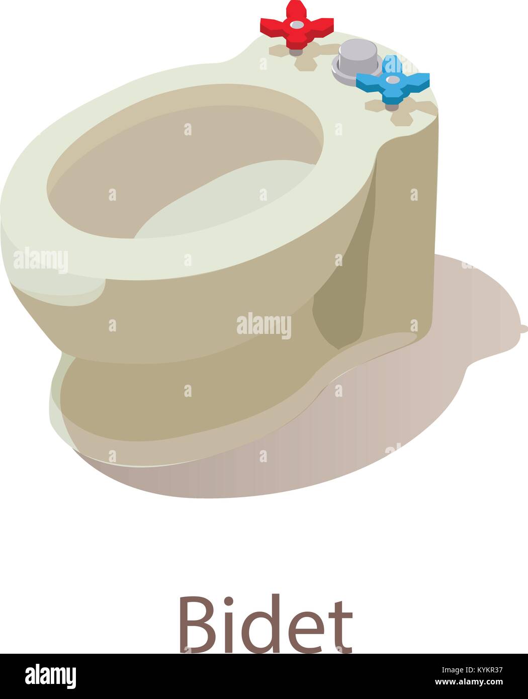 Bidet icon, isometric style Stock Vector Image & Art - Alamy
