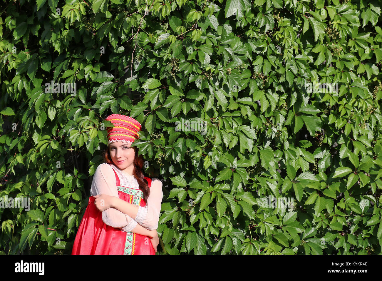 Slav in traditional dress ivy hi-res stock photography and images - Alamy