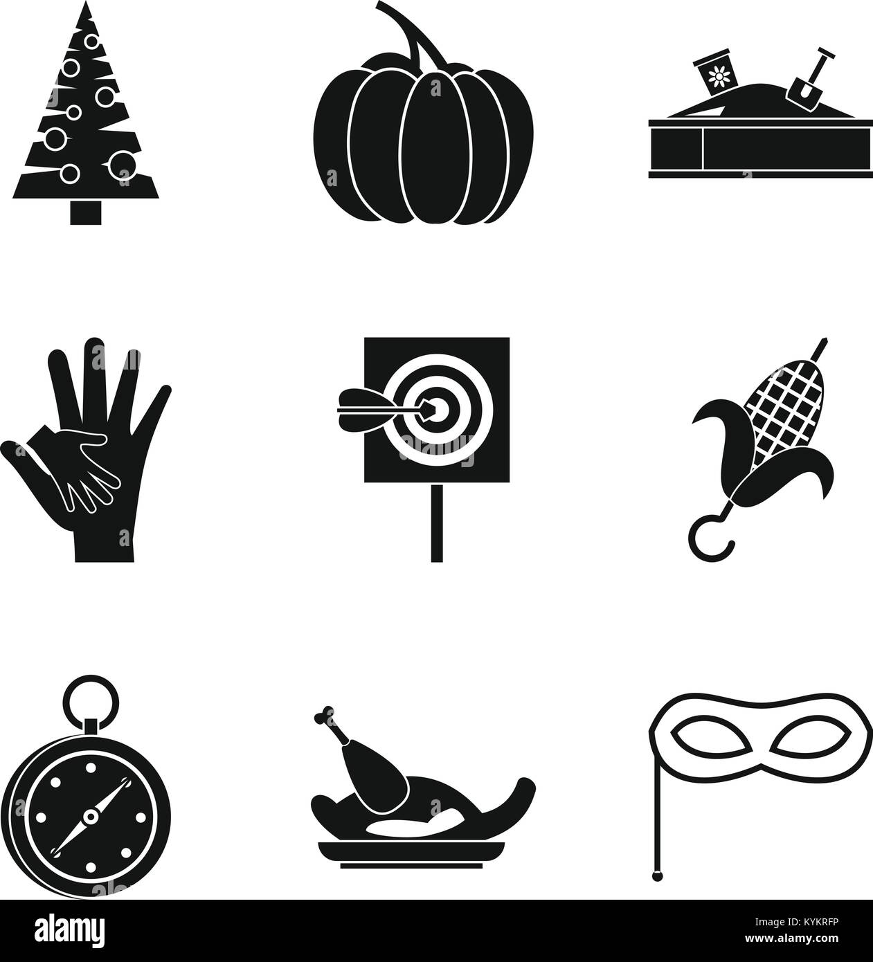 Family legend icons set, simple style Stock Vector Image & Art - Alamy