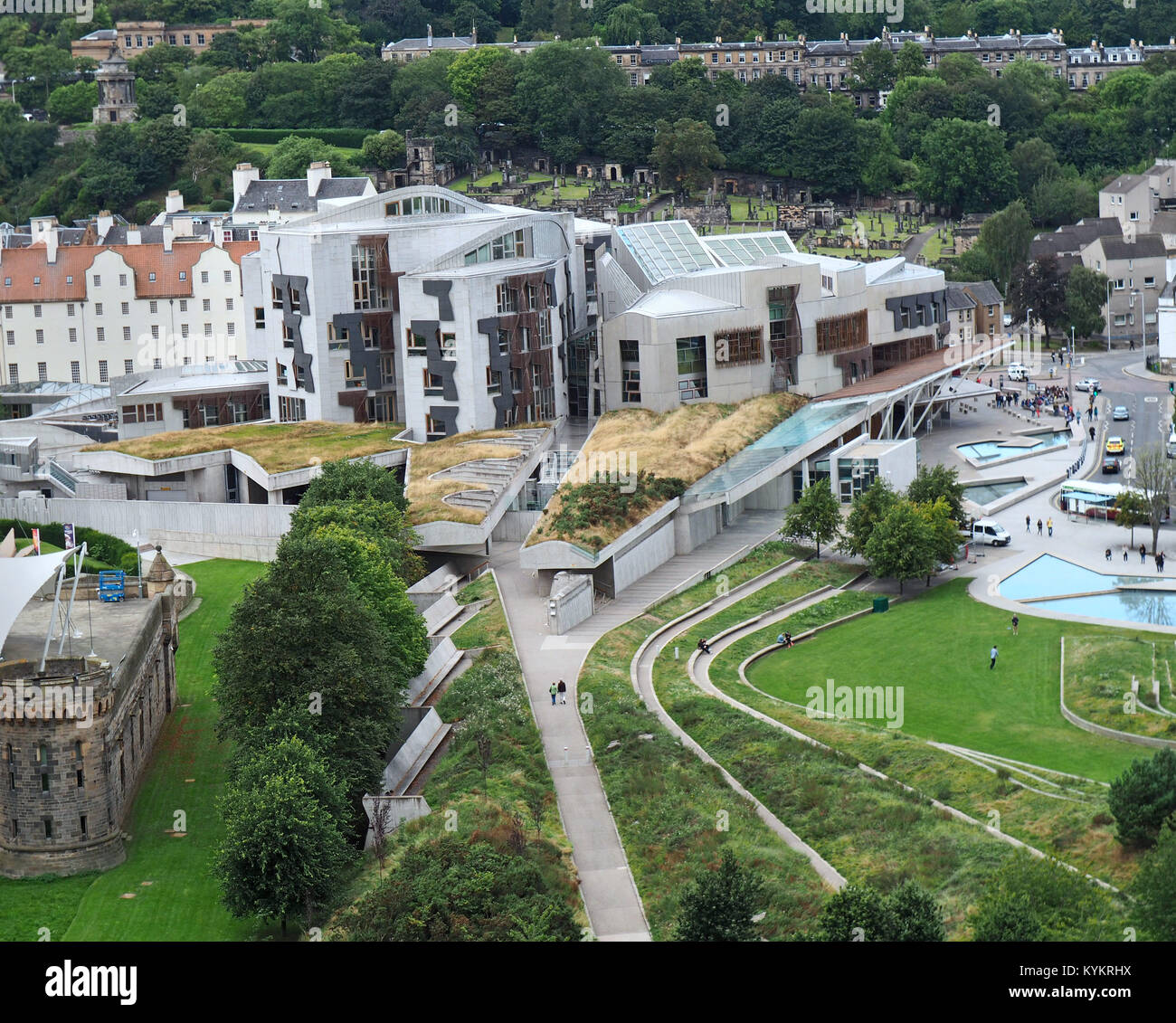Scottish Parliament Building Stock Photo - Alamy