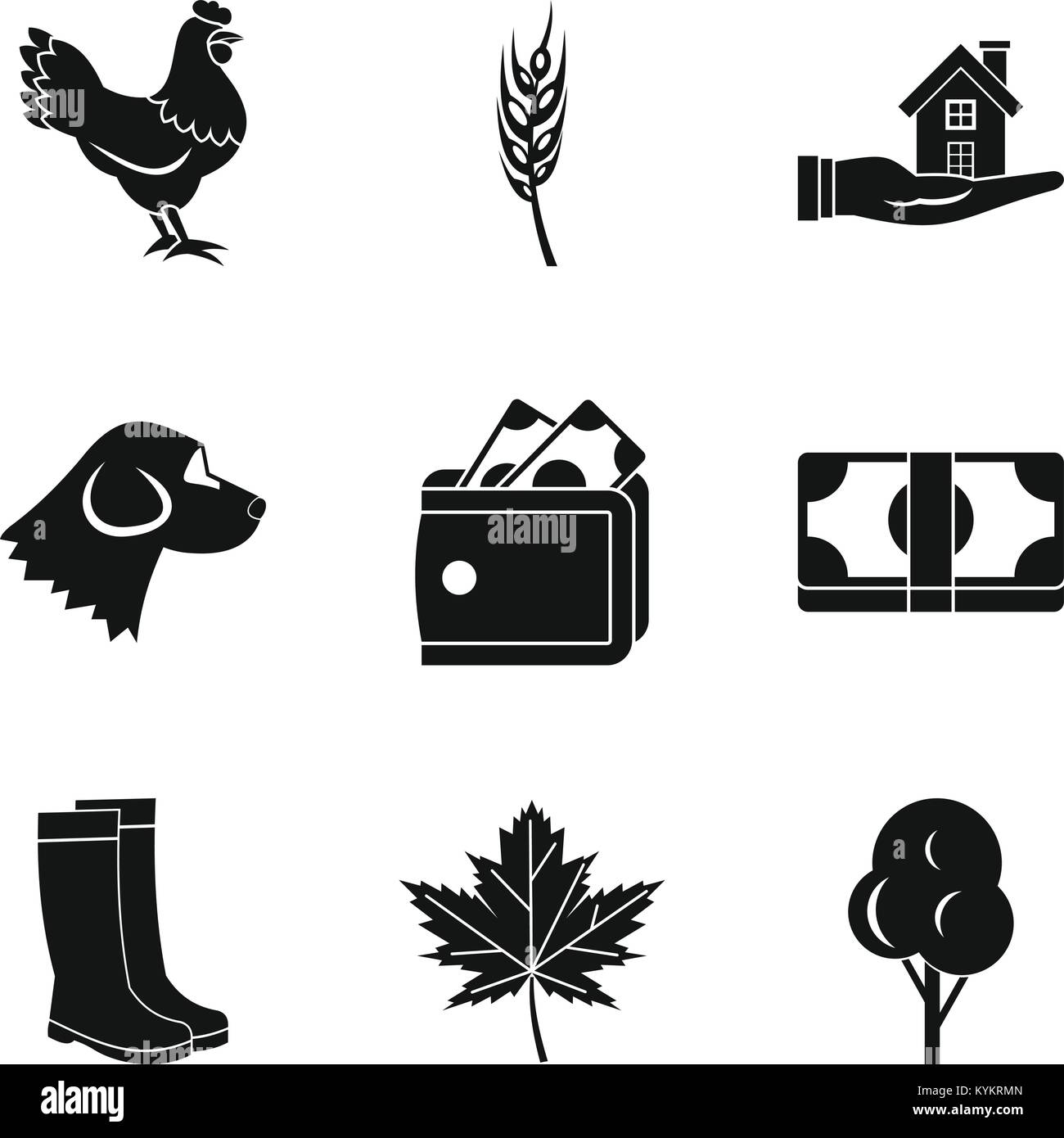 Arable country Stock Vector Images - Alamy