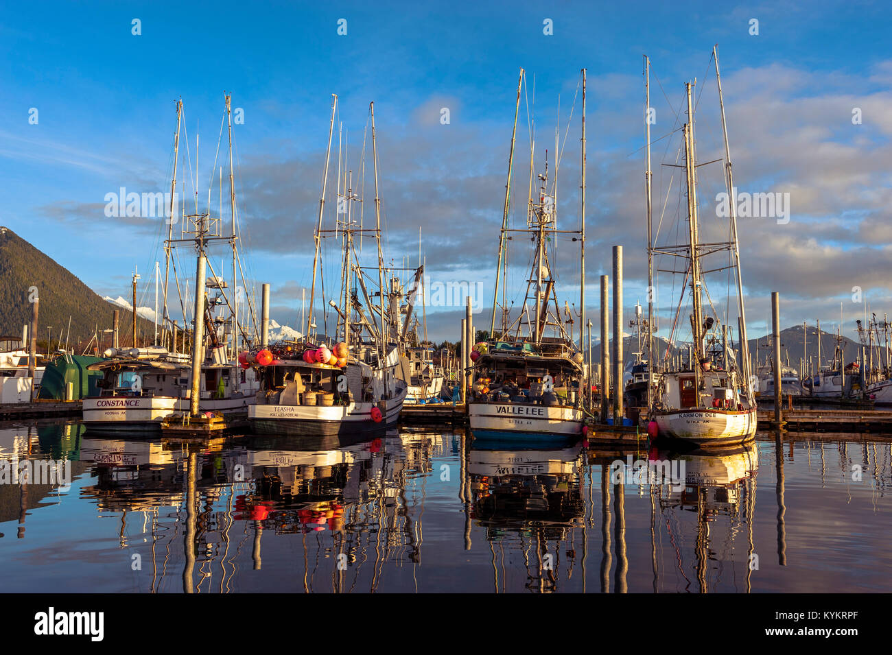 Alaska Sitka Boats Harbor High Resolution Stock Photography and Images - Alamy