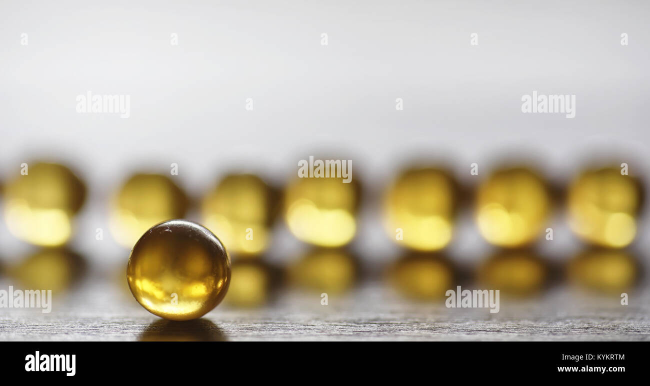 Fish fat. Medical products for the treatment of diseases. The co Stock ...