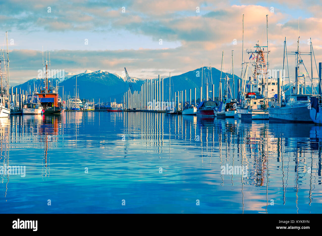 Alaska Sitka Boats Harbor High Resolution Stock Photography and Images - Alamy