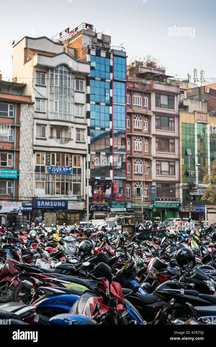 Street scene, Kathmandu, Nepal, Asia Stock Photo - Alamy