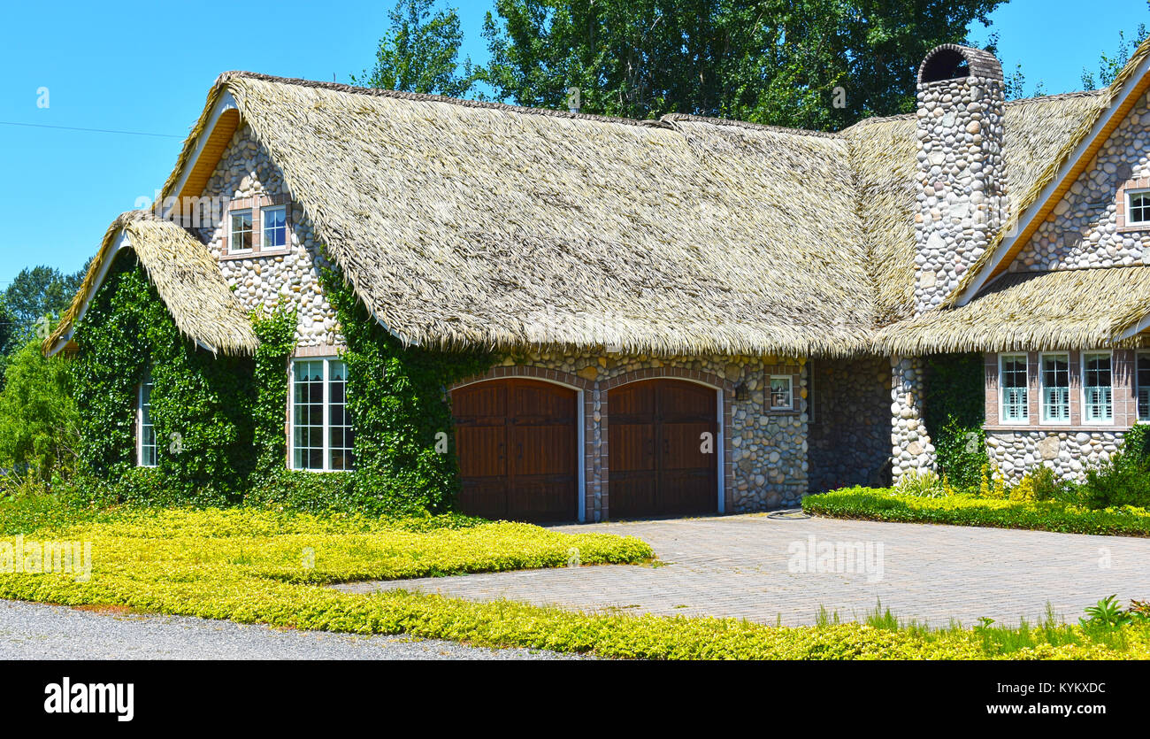 A storybook house in Ferndale, Washington, USA, complete with a ...
