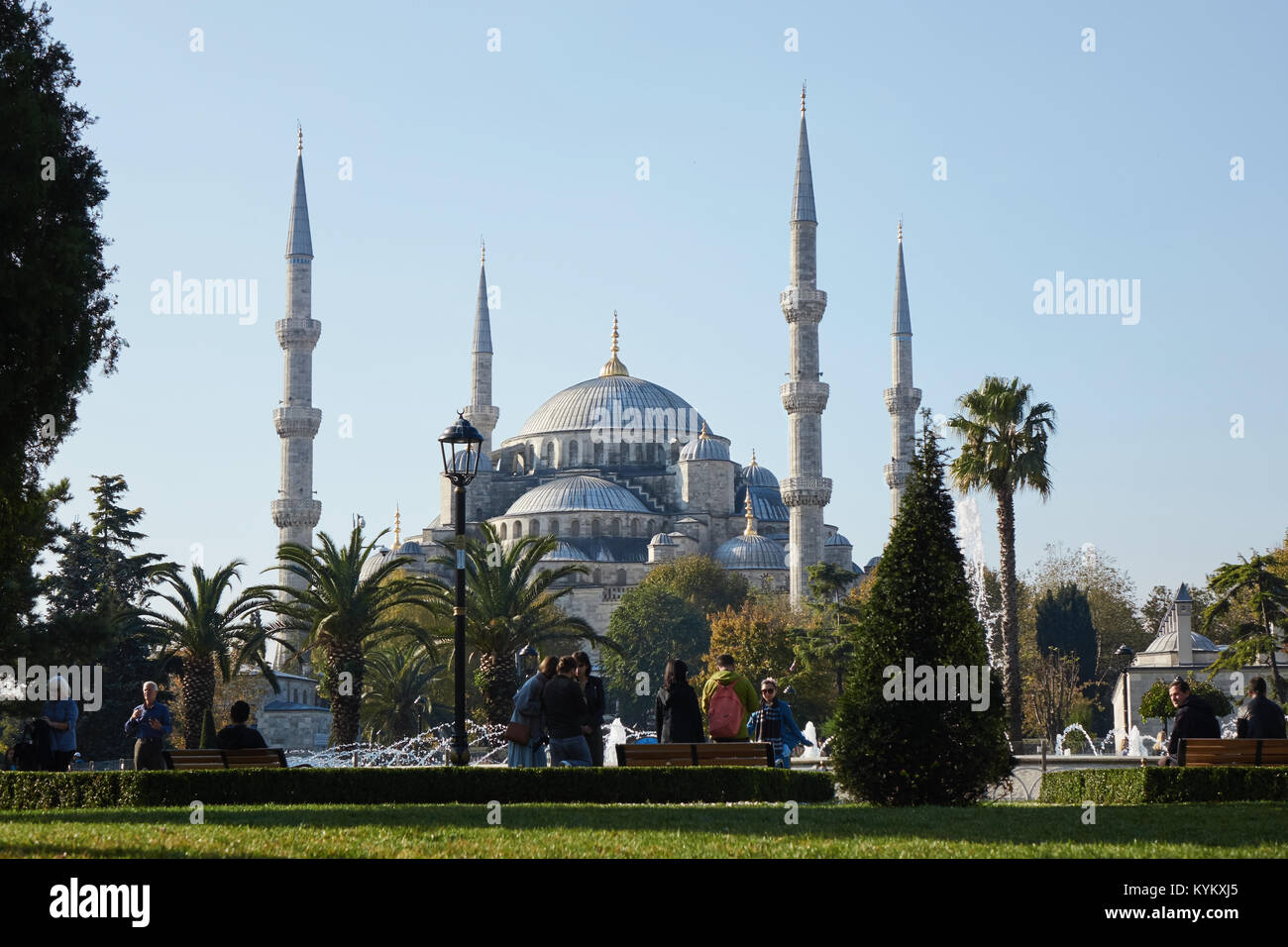 beautiful view of the Blue Mosque Stock Photo - Alamy