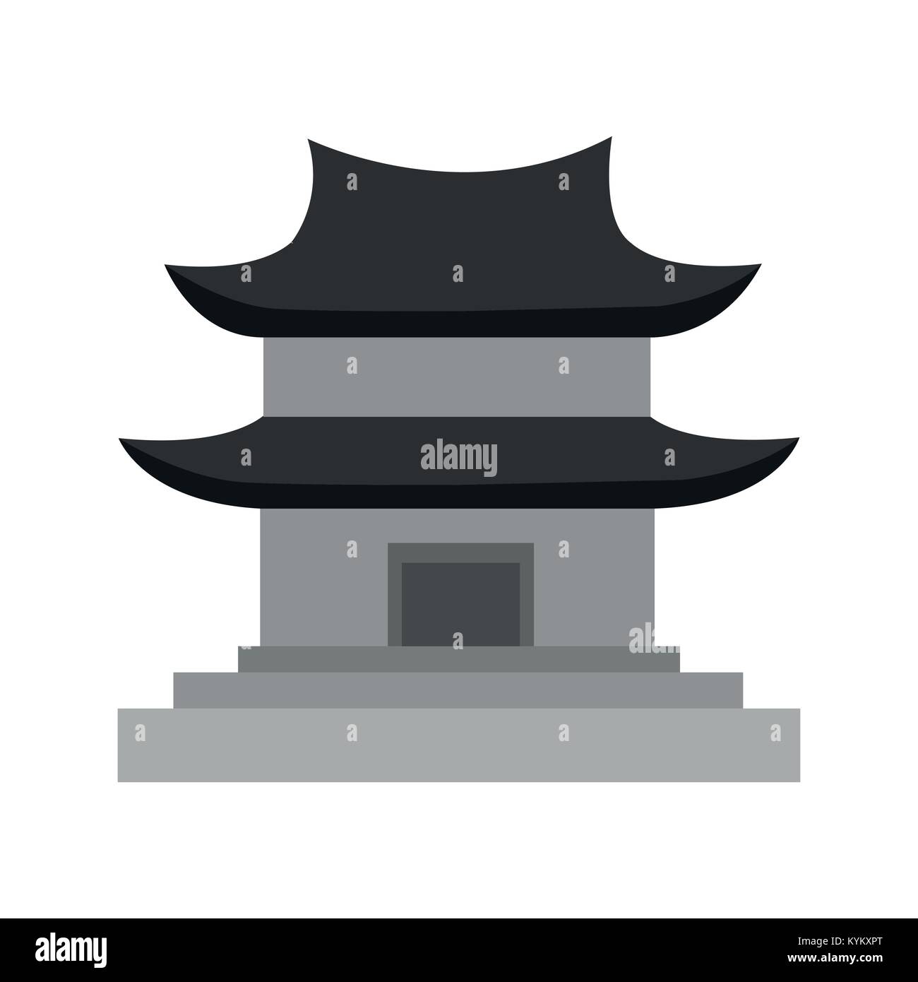Chinese temple drawing Stock Vector Images - Alamy