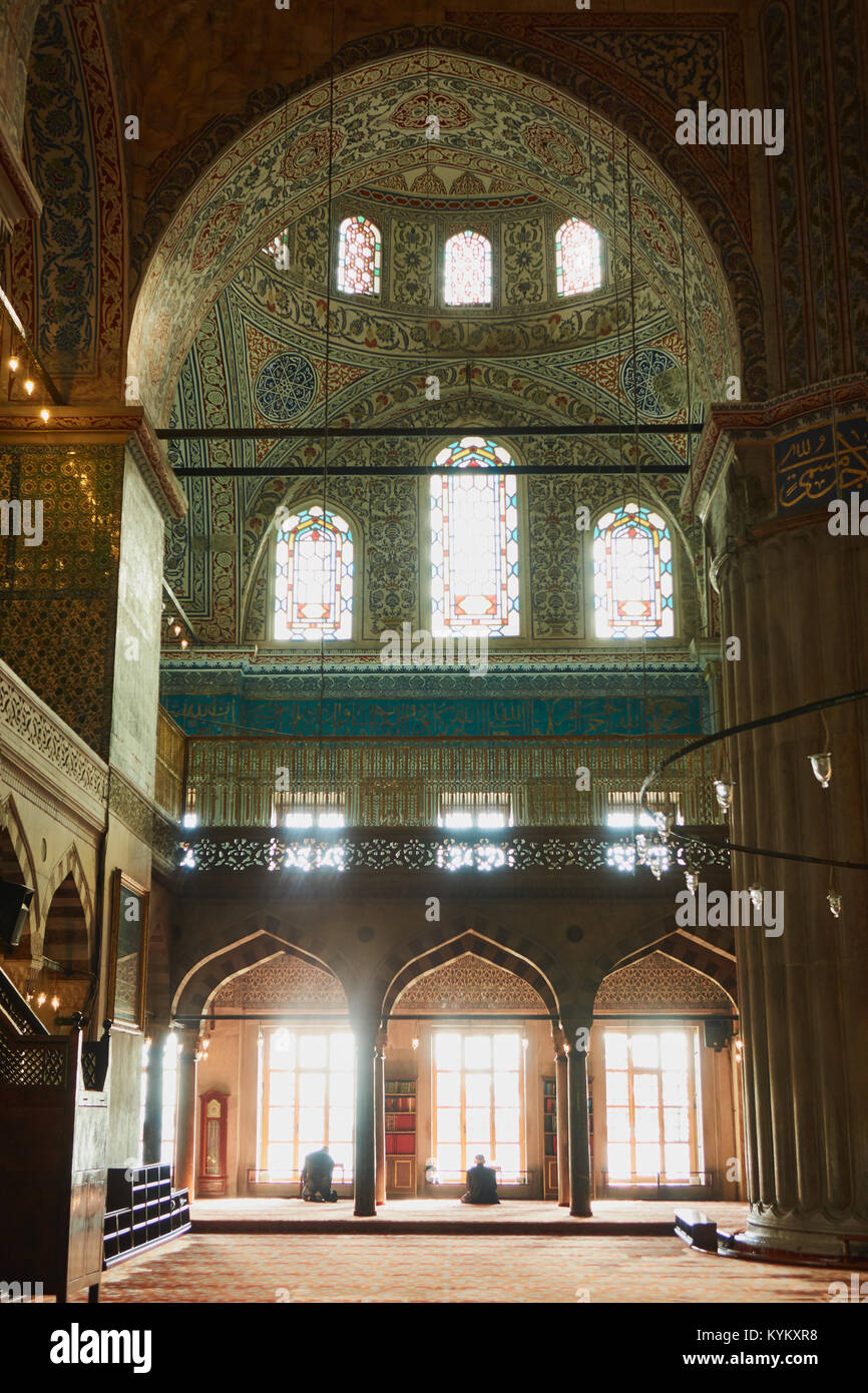 Male religious muslim praying inside hi-res stock photography and ...
