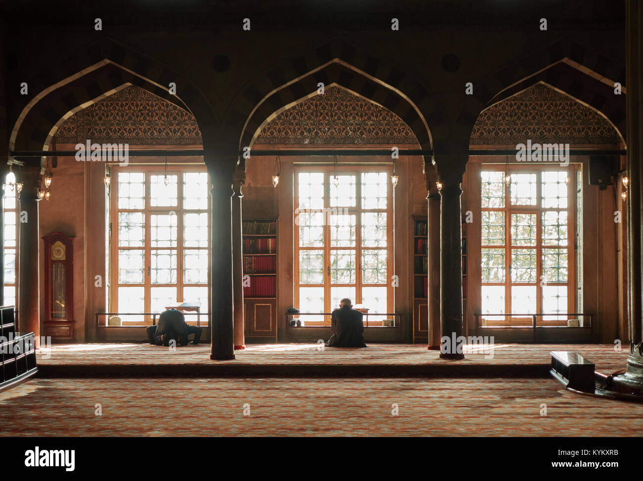 male Muslim praying in the mosque Stock Photo - Alamy