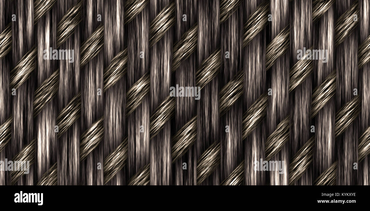 Macro Cross Weave Texture. Wicker Rattan Background Surface. 3D ...