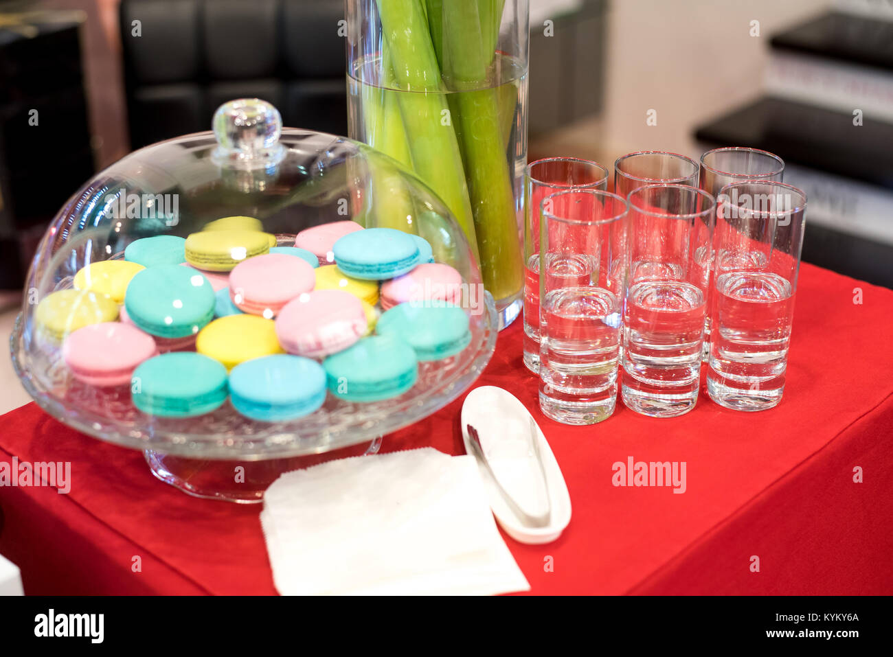 Coffee break prepare for serve guests attending seminar.break time in ...