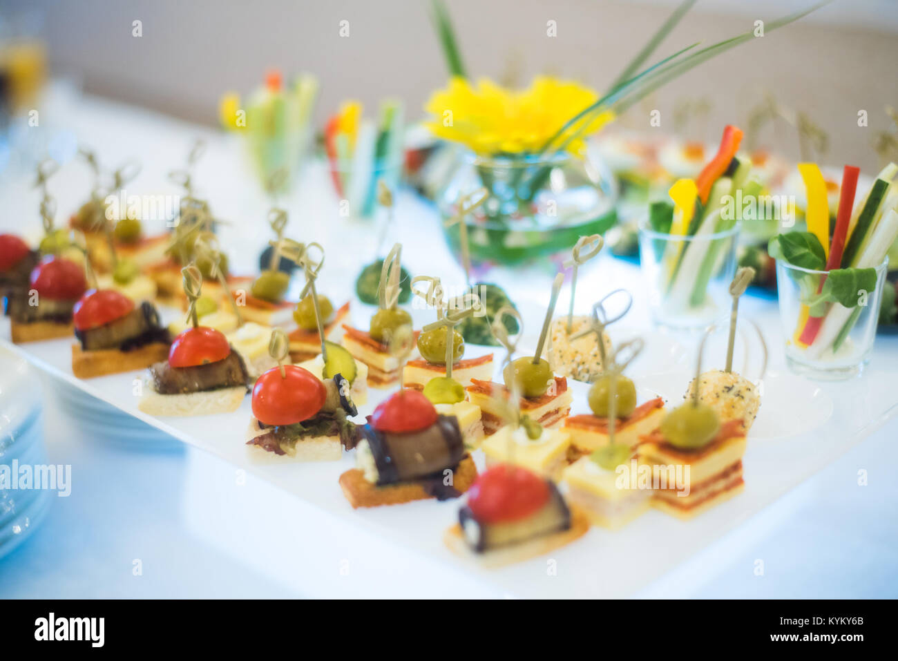 Coffee break prepare for serve guests attending seminar.break time in ...