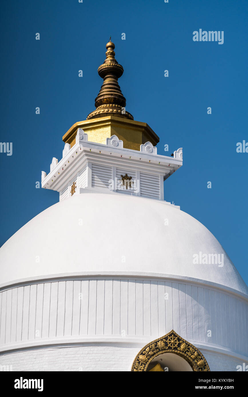 Peace stupa of nepal hi-res stock photography and images - Alamy