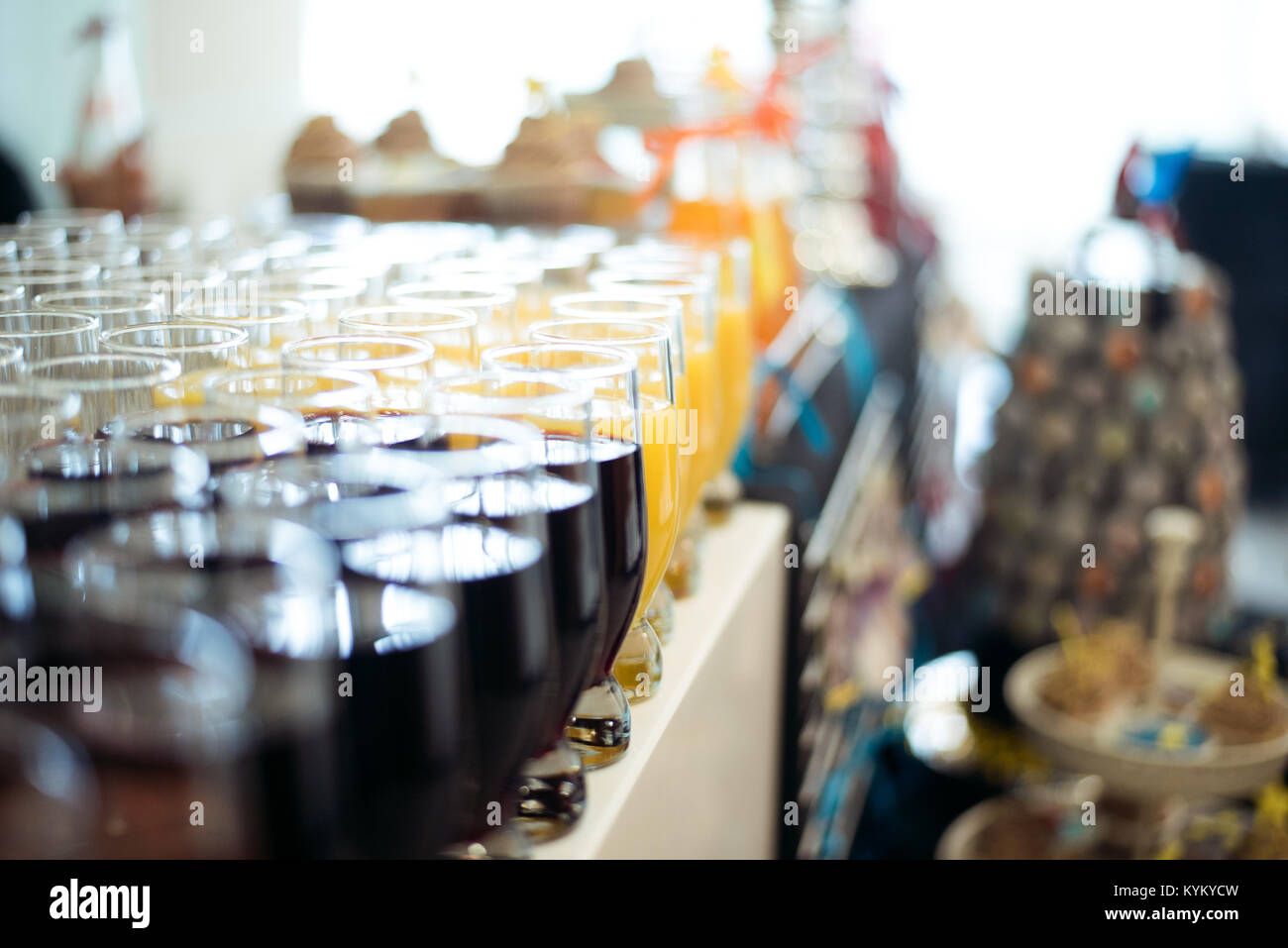 Coffee break prepare for serve guests attending seminar.break time in ...