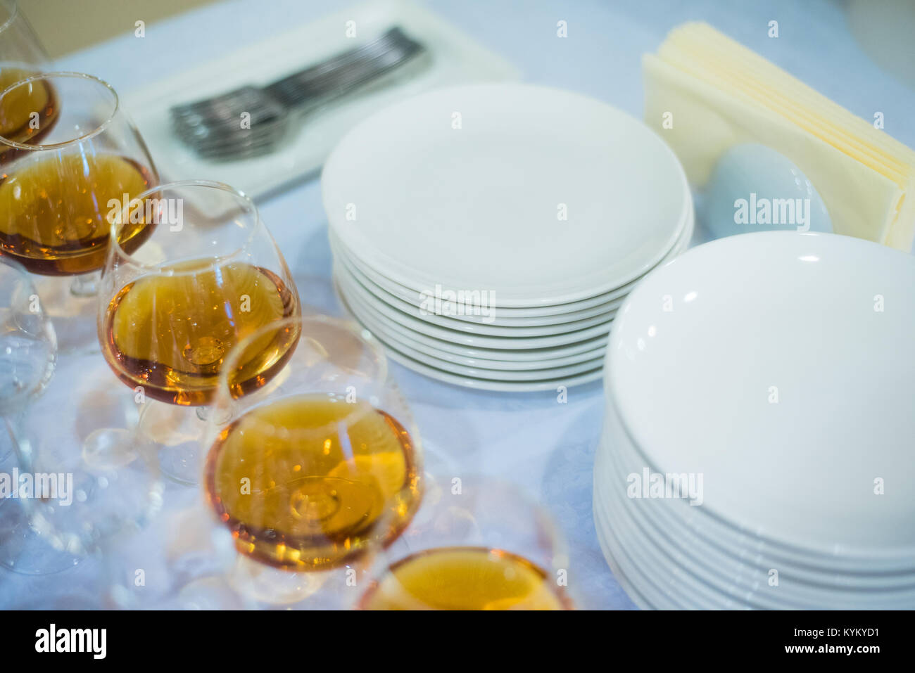 Coffee break prepare for serve guests attending seminar.break time in ...