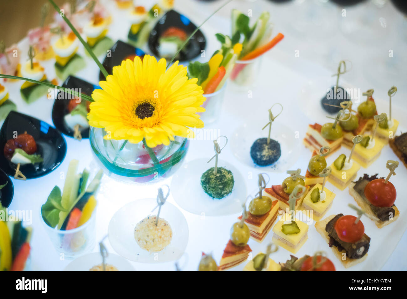 Coffee break prepare for serve guests attending seminar.break time in ...