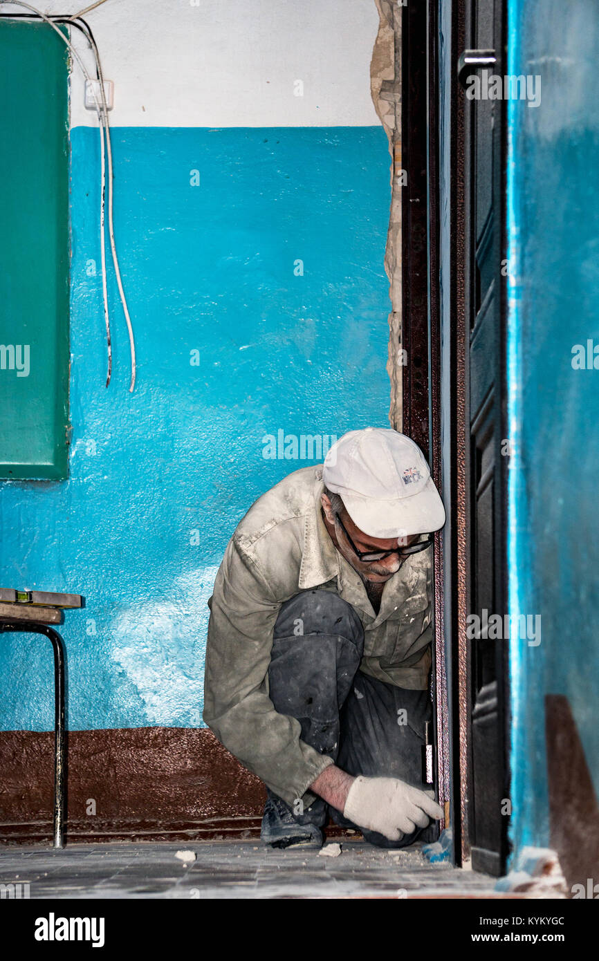 The builder is engaged in construction and installation works on the ...