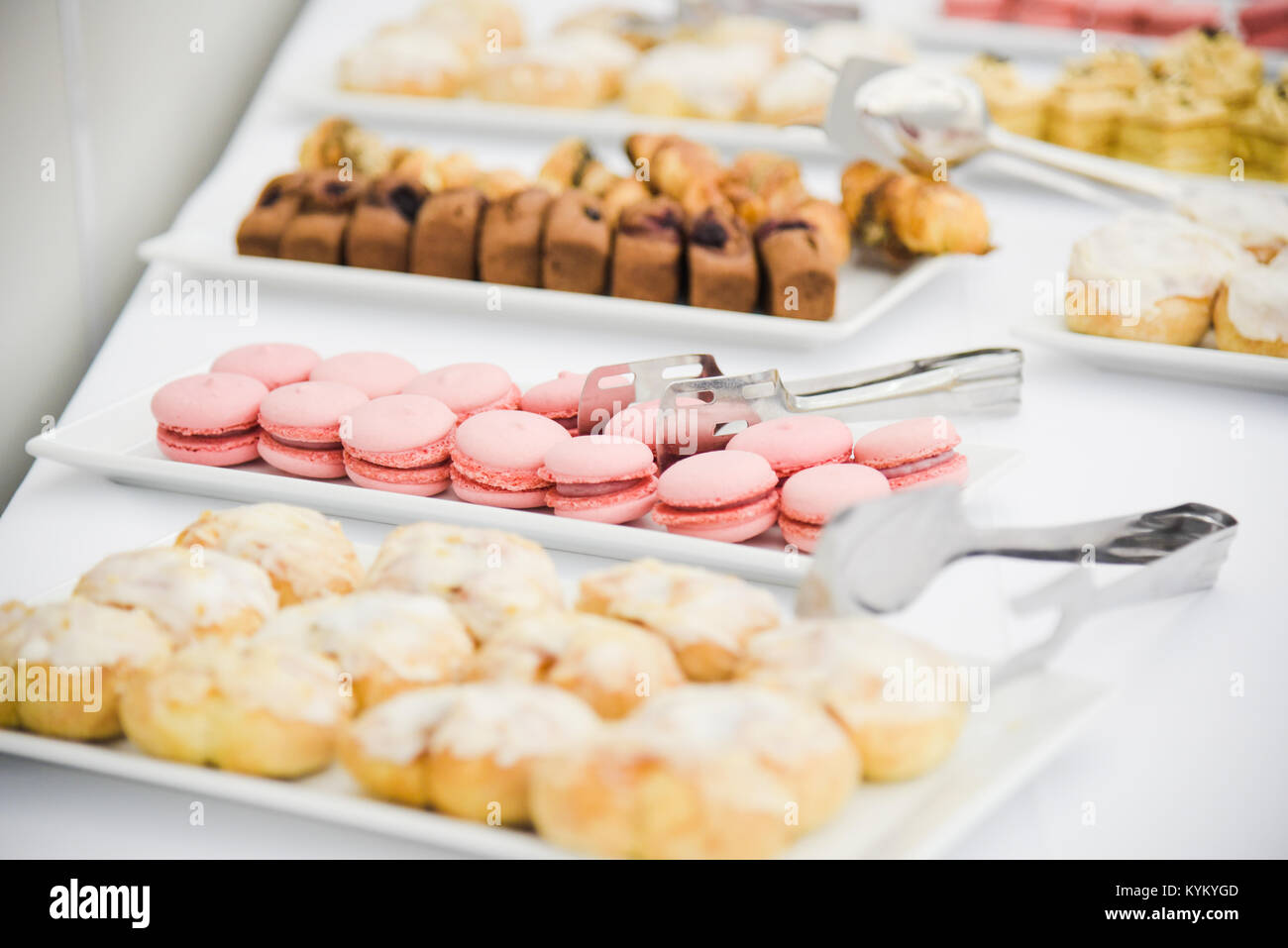 Coffee break prepare for serve guests attending seminar.break time in ...