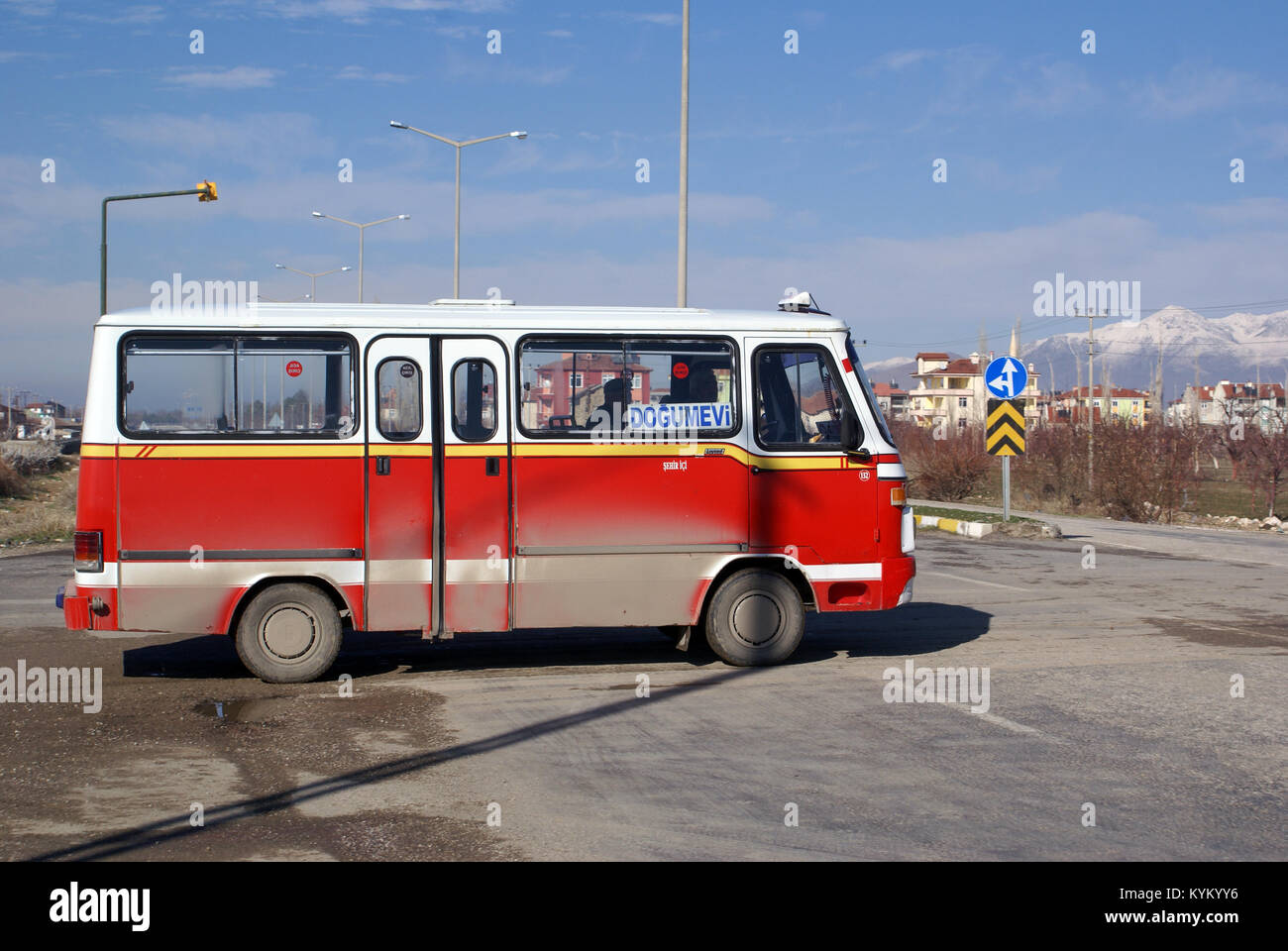 Small shuttle bus not airport hi-res stock photography and images - Alamy