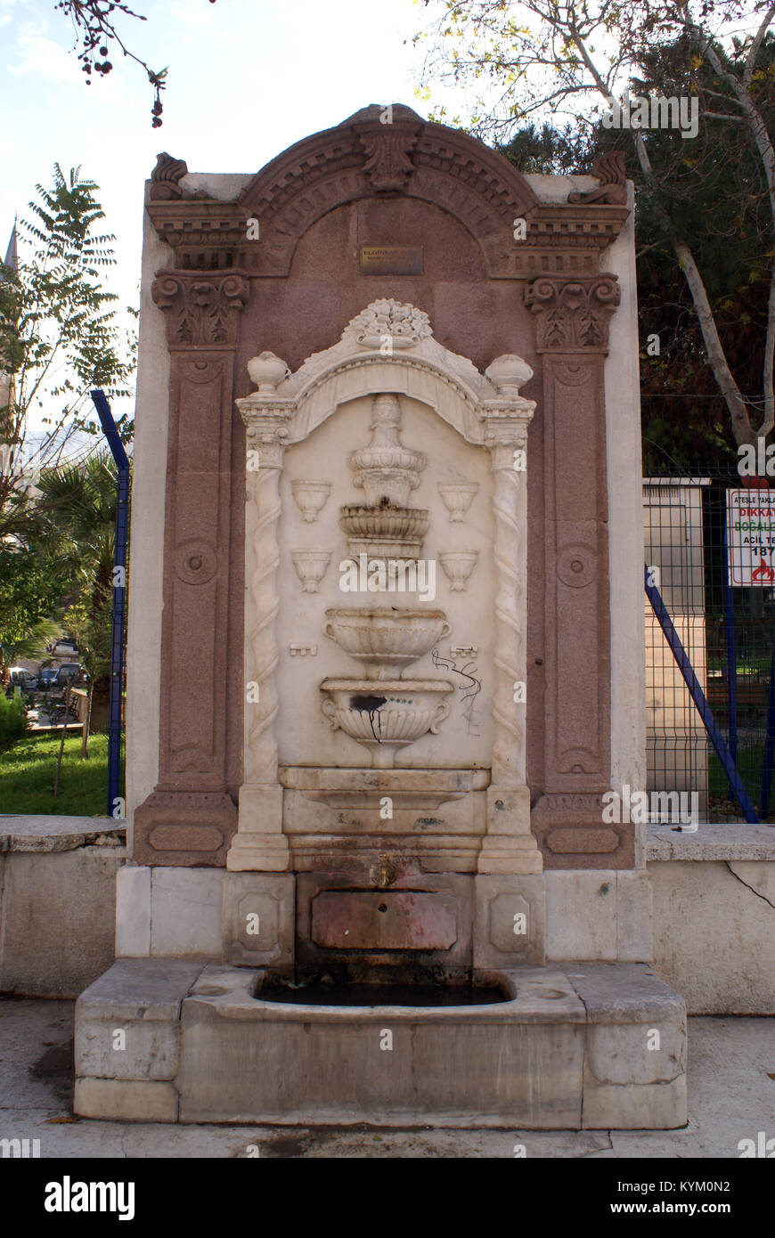 Turkish fountain on the street of Manisa, Turkey Stock Photo - Alamy