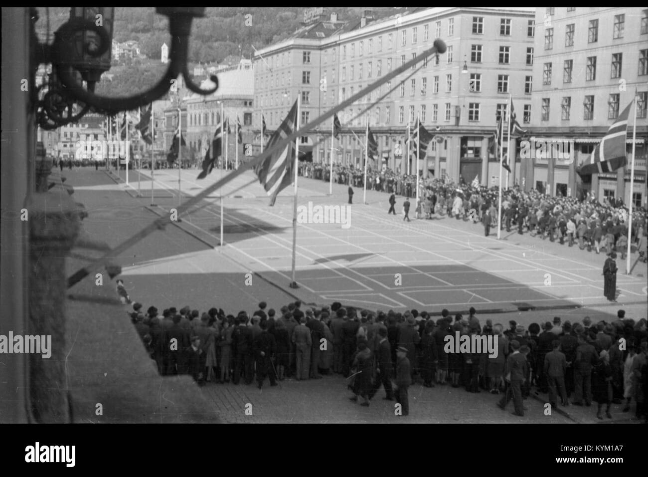 Photograph of a sport parade, showcasing athletes and participants ...
