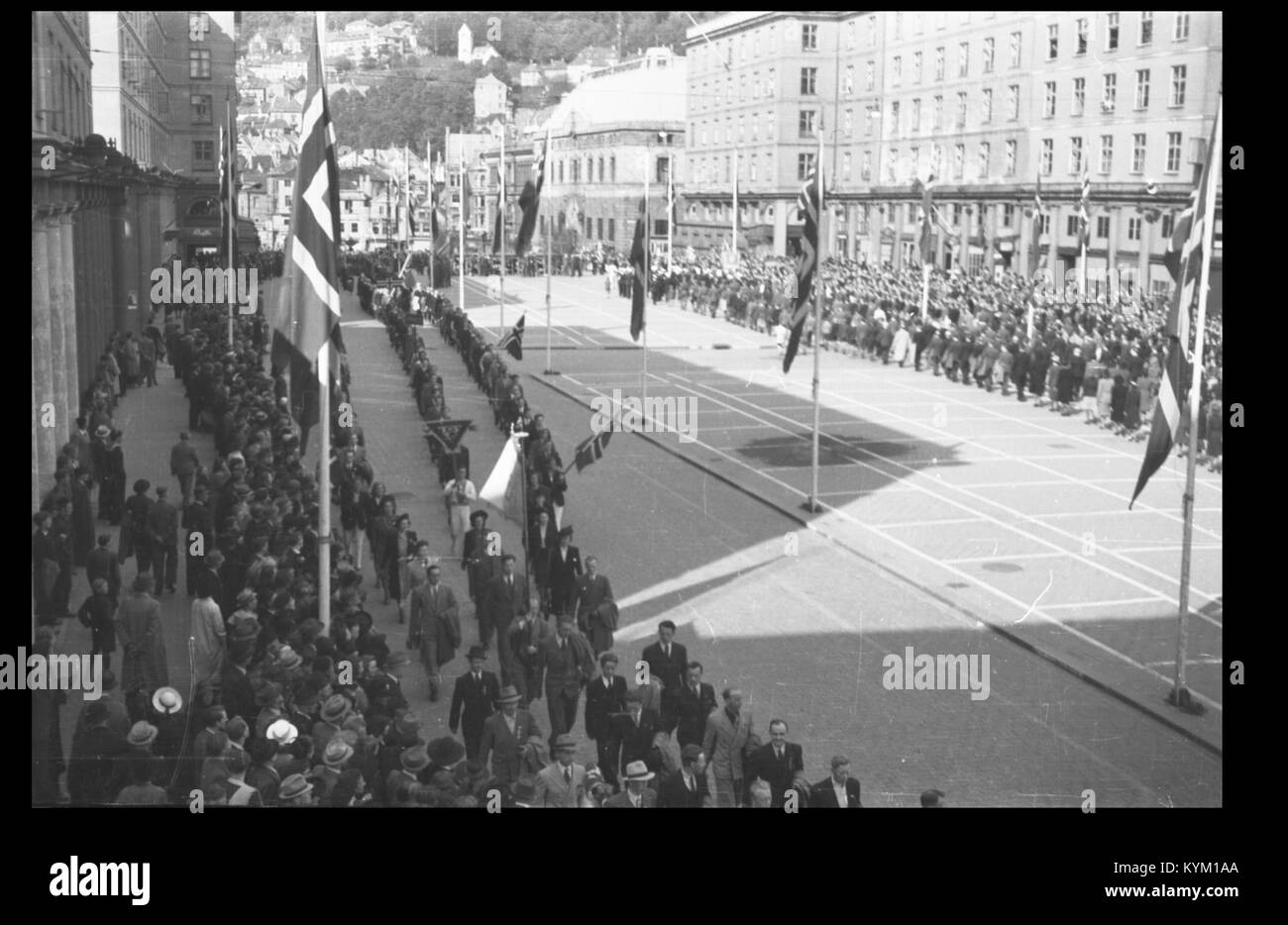 A photograph of a sports parade, capturing the lively event with ...