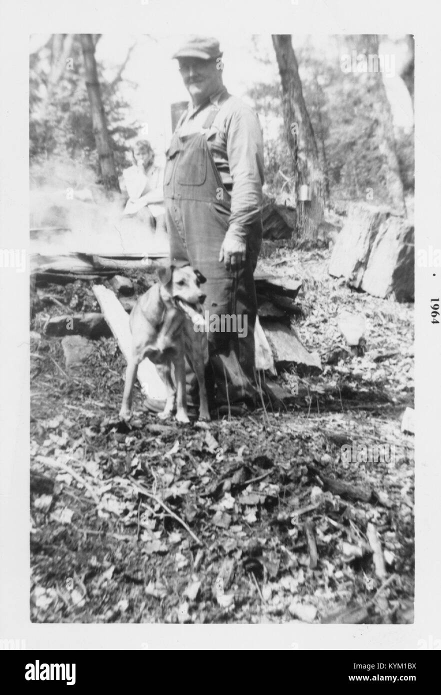 Photograph of Jack Bishop in 1964, showcasing his role as a farmer and ...