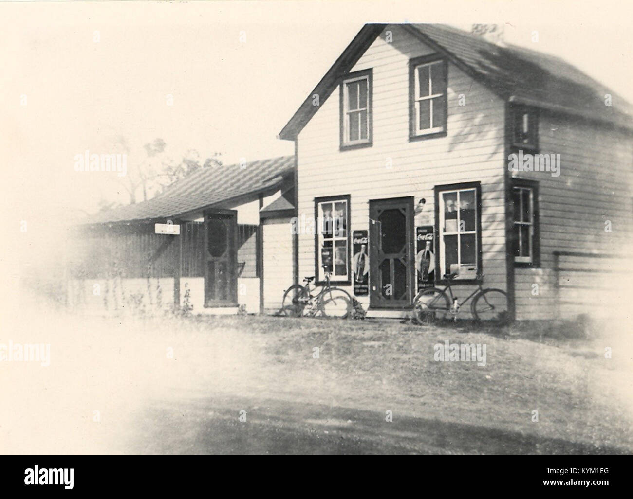 Historic image of the Flieler Lunch Room, featuring a Coca-Cola ...