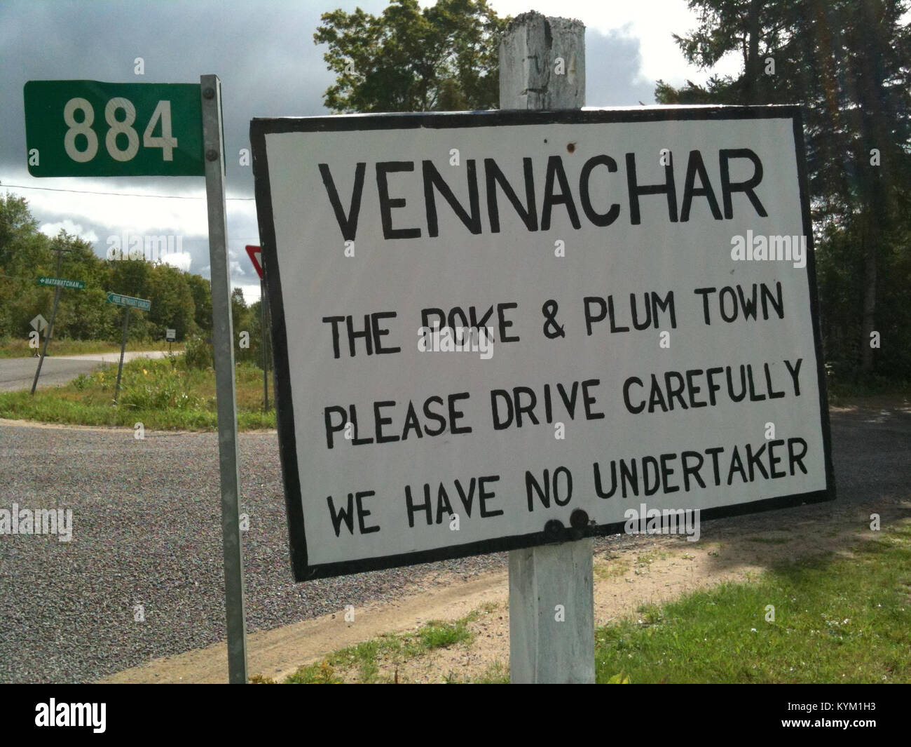 Vennachar Road Sign 29741530594 o Stock Photo - Alamy