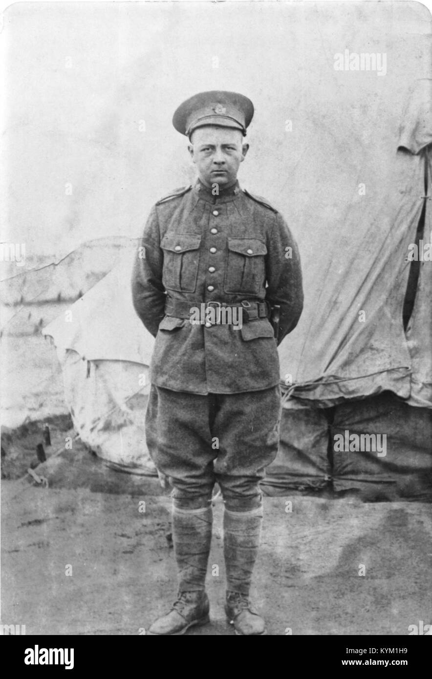 Portrait of John Alexander Huffman, a World War I soldier from the ...