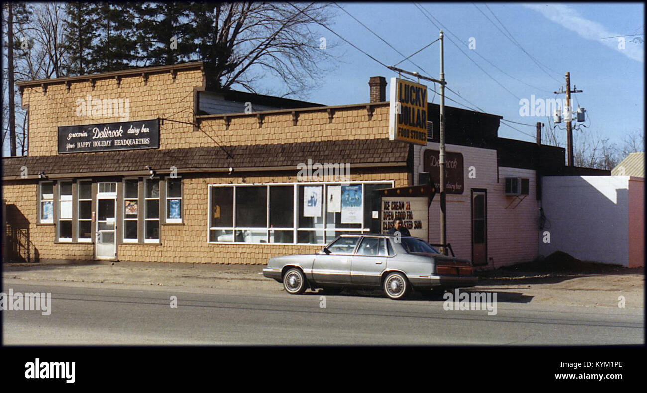This image shows the Deli Brook Store in Northbrook during the early ...