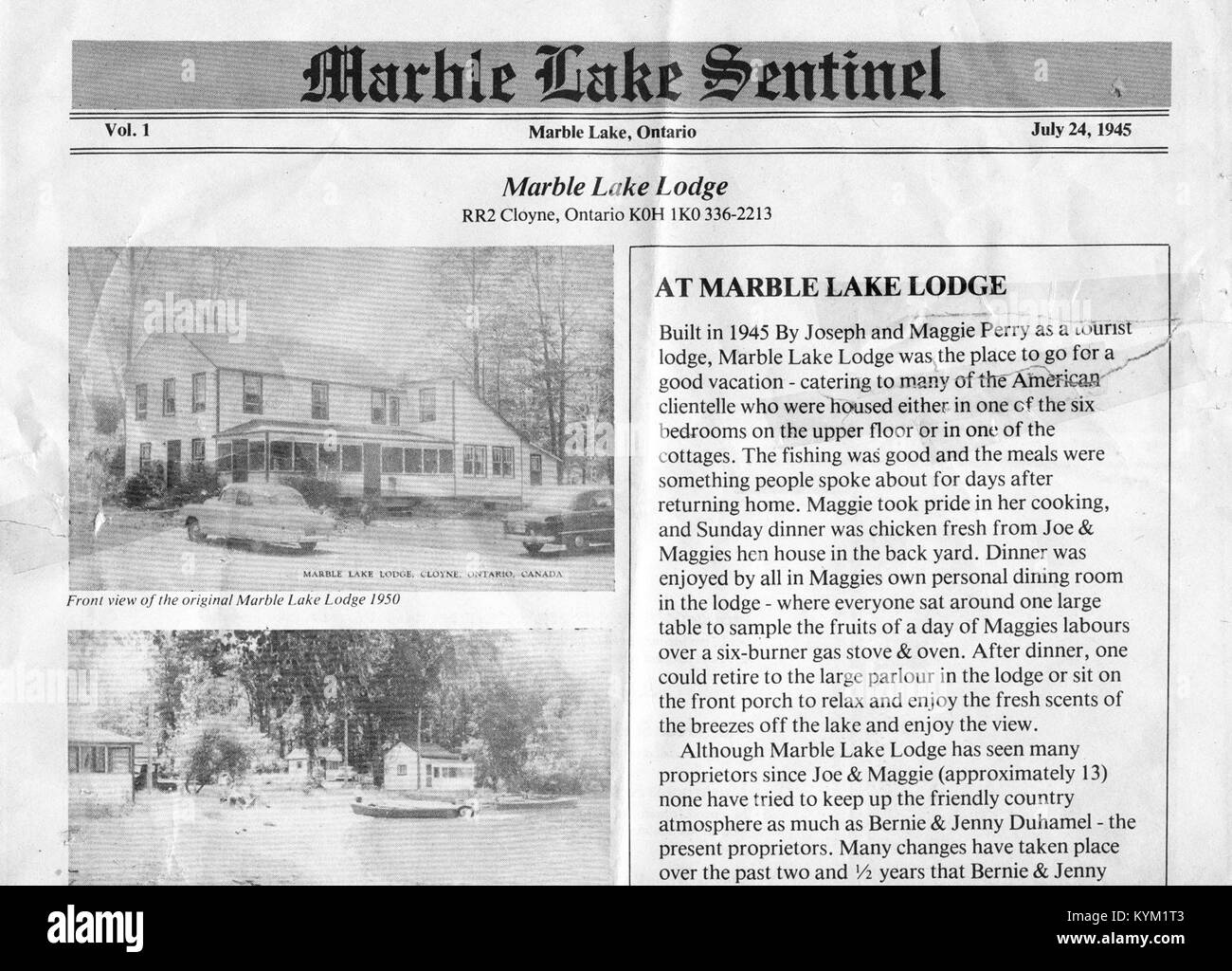 Marble Lake Sentinal 28335839712 o Stock Photo - Alamy