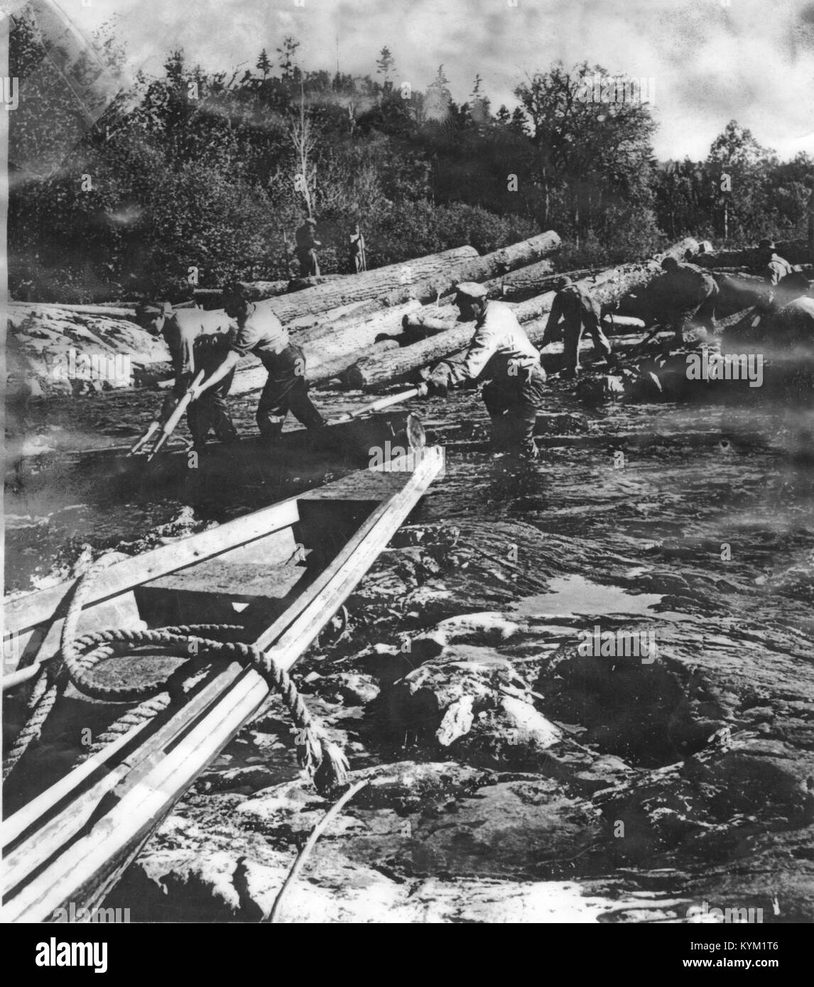 19th century logging hi-res stock photography and images - Alamy