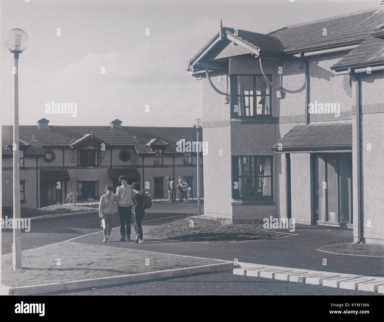 Photograph of Plassey Village from around 1990, showcasing the rural ...