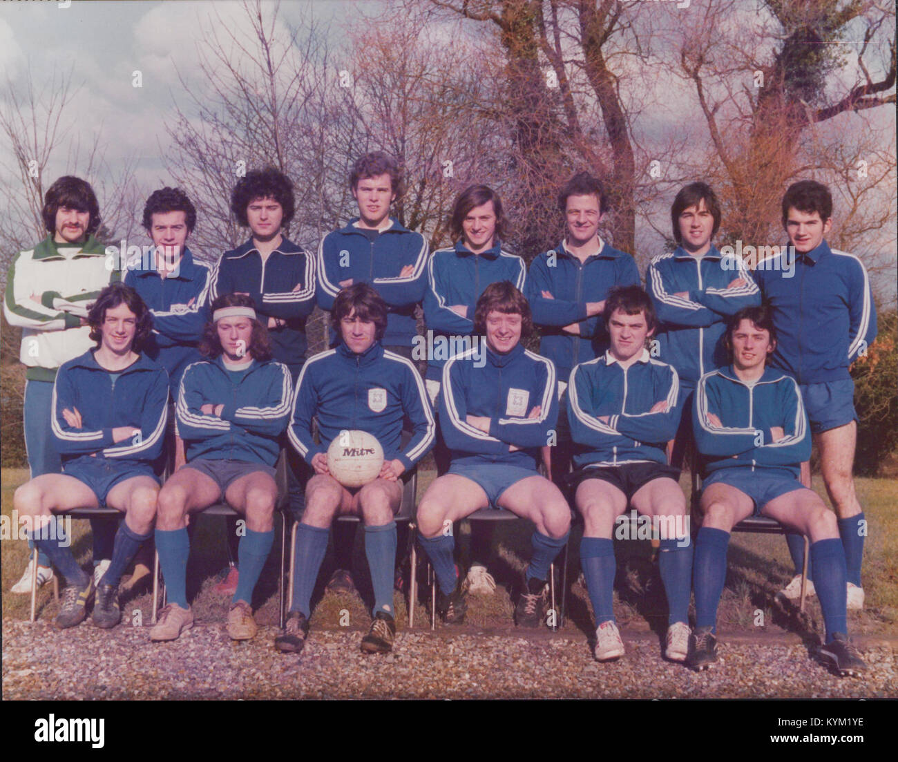 Group portrait of the Thomond College of Education soccer team from ...